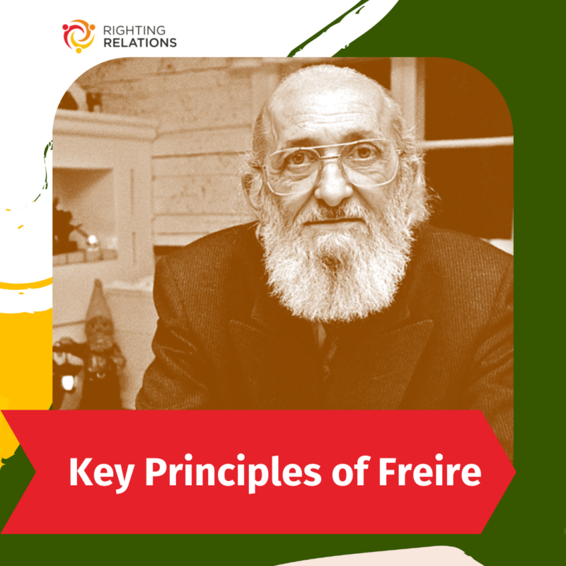 Key Principles of Friere - Righting Relations