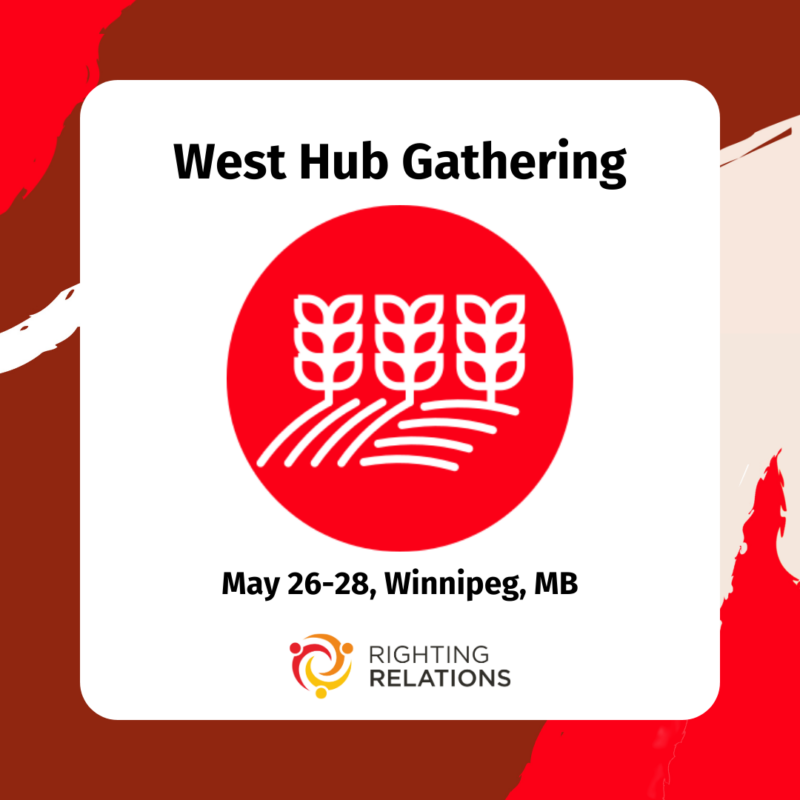 West Hub Gathering - Call for Applications - Righting Relations